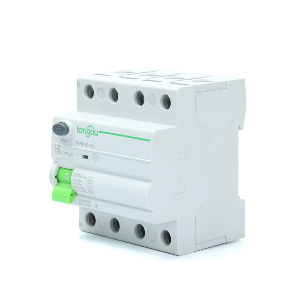 TORD4B 30mA RCD RCCB Din Rail Earth Leakage Current breaker